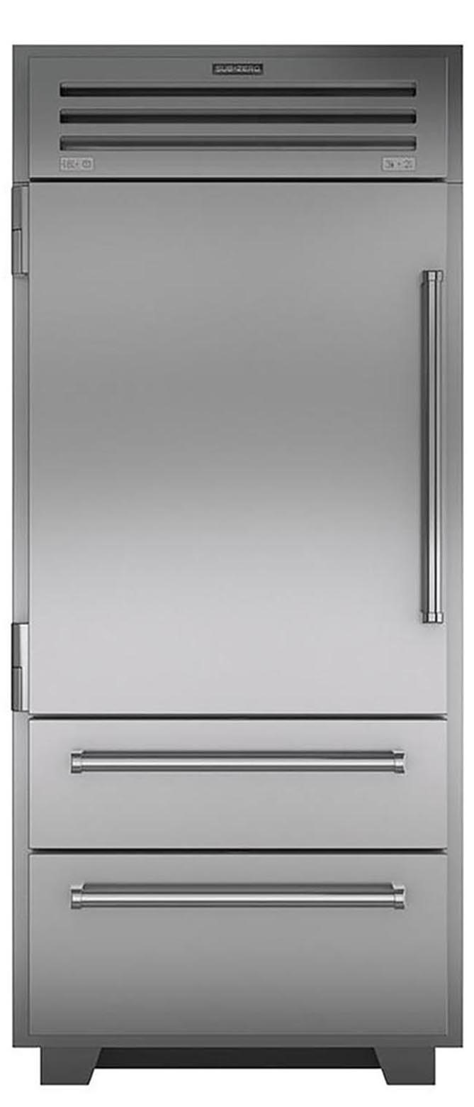 frigorifero/freezer in acciaio inox con ice maker ICBPRO3650 ...